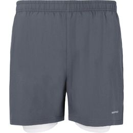 Endurance Kros 2-in-1 Shorts Bekleidung Herren grau