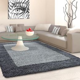 Ayyildiz Teppiche Hochflor-Teppich &raquo;Life Shaggy 1503&laquo; rechteckig 30 mm H&ouml;he als L&auml;ufer und in rund erh&auml;ltlich, Shaggy, Langflor, Wohnzimmer grau...