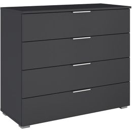 Rauch Schubkastenkommode &raquo;Sideboard Schubladenkommode AGORDO mit Dekor- oder Hochglanzfront&laquo; in zwei Griff-Farben, Breite 80 cm, vier gro&szlig;e und...