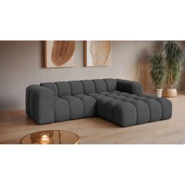 OTTO HOME Ecksofa »KALLIE Design-Sofa mit Wellenunterfederung, Bubble-Optik, 248/186/72cm« moderne Steppung, hoher Sitzkomfort und modernes Design...
