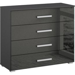 Rauch Schubkastenkommode &raquo;Sideboard Kommode Schubkastenkommode KOLUNA mit Hochglanzfront&laquo; Breite 80 cm, vier gro&szlig;e und ger&auml;umige Schubladen mit...