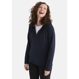 STOOKER WOMEN Sweatjacke »JOANE mit Kapuze Strickfleecejacke« Sweatjacke Kapuze figurumspielend Moderner Sport-Look für Damen navy 48/50 48/50...