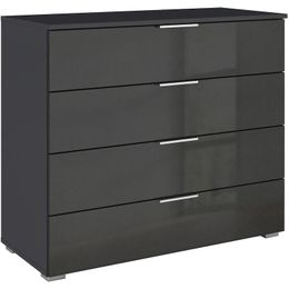 Rauch Schubkastenkommode &raquo;Sideboard Schubladenkommode AGORDO mit Dekor- oder Hochglanzfront&laquo; in zwei Griff-Farben, Breite 80 cm, vier gro&szlig;e und...