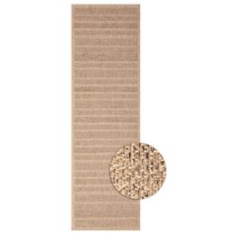 MERINOS Teppich &raquo;Kenzy 4&laquo; rechteckig 10 mm H&ouml;he robuster In- und Outdoor Teppich im nat&uuml;rlichen Jute-Look, wetterfest Natur Obermaterial: 100%...