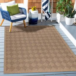Ayyildiz Teppiche Outdoorteppich &raquo;DHAKA 8713&laquo; rechteckig 5 mm H&ouml;he L&auml;ufer / Pflegeleicht / Strapazierf&auml;hig / In- und Outdoor geeignet BLACK...