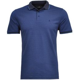 Ragman Poloshirt Marineblau L L Poloshirt mit 3-Knopfleiste