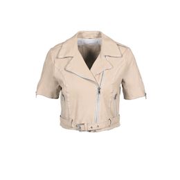 Freaky Nation Lederjacke »Coral Reef-FN« Beige XXS(32)