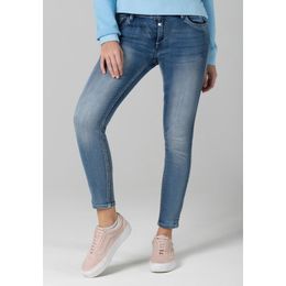 Timezone Skinny-fit-Jeans »Tight AleenaTZ 7/8« blau 27 - US-Größen US-Größen 27 Medium Waist-Hose
