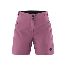 Gonso Fahrradhose »IGNA 2.0« Damen Bike-Shorts, Innenhose mit Sitzpolster, Radhose mit Komfortbund dunkellila 50 - Normalgrößen Normalgrößen 50...
