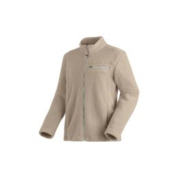 Maier Sports Fleecejacke »Racka M« Herren Fleece, funktioneller Midlayer, Full-Zip beige 52 52 Fleecejacke zum Drunterziehen an kalten Tagen