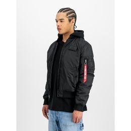 Alpha Industries Bomberjacke »MA-1 TT Hood« black XXL XXL Coole Bomberjacke von Alpha