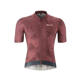 Gonso Radtrikot »TRESERO« Herren Radshirt kurzarm, atmungsaktives Fahrradtrikot mit Rückentasche dunkelrot XL XL Enganliegende Passform