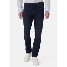 Stooker Men 5-Pocket-Jeans »Glendale Season Slim Straight Fit« Slim Straight Fit Casual Clean Wash Denim Jeans für Herren darkblue used 40 - Länge...