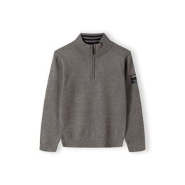 MINOTI Pullover Jungen Gr&ouml;&szlig;e 110/116 dunkelgrau / schwarz