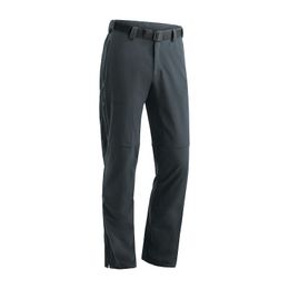 Maier Sports Outdoorhose »Halitit M« Herren Funktionshose, robuste Wanderhose, 3 Taschen + Gürtel, Reg. Fit grau 48 - Normalgrößen Normalgrößen 48...