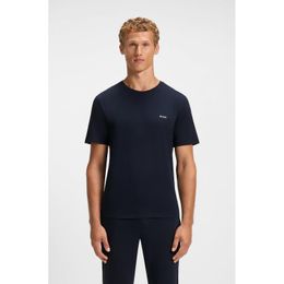 BOSS T-Shirt »Mix&Match T-Shirt R« mit Stickerei auf der Brust Dark_Blue_403 L (52) L (52) Shirt von BOSS Black Menswear