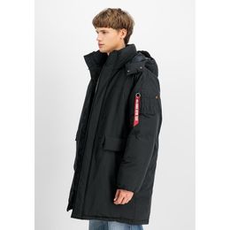Alpha Industries Parka »Puffer Parka« mit Kapuze black XXL XXL Warme Winterjacke von Alpha