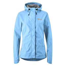 Gonso Fahrradjacke »Sura Light« Damen Regenjacke wind- und wasserdicht, Radjacke mit Kapuze hellblau 34 34 Weite Passform