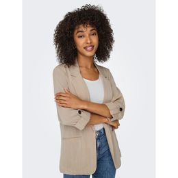 Only Kurzblazer »ONLMARSA 3/4 BLAZER WVN NOOS« mit Reverskragen Safari S (36) S (36) Blazer von Only