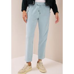 Cecil Cordhose &raquo;Style Tracey&laquo; mit Tunnelzug light mint blue XL (44) - L&auml;nge 28 L&auml;nge 28 XL (44) Hose von Cecil