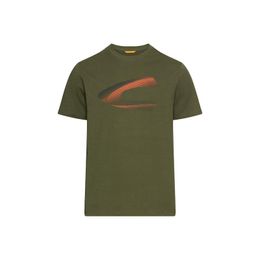 Camel Active Damen Camel Active T-Shirt mit Logo Print gr&uuml;n XXL
