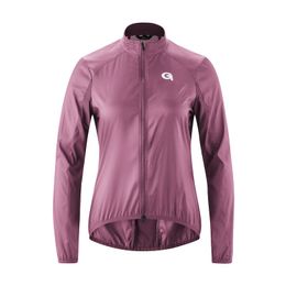 Gonso Fahrradjacke &raquo;Road Jacket Wind W&laquo; Damen Radjacke, atmungsaktive Rennrad-Windjacke, Funktionsjacke dunkellila 40 40 Enganliegende Passform