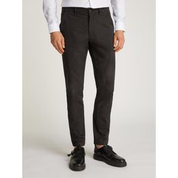 Calvin Klein Chinohose »SATEEN STRETCH SLIM CHINO« mit Logopatch Ck Black 36 - Länge 34 Länge 34 36 Hose von Calvin Klein Menswear