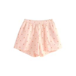 Lindex Pyjamashorts Damen Gr&ouml;&szlig;e S gr&uuml;n / pfirsich / rosa / rot Winterkleid