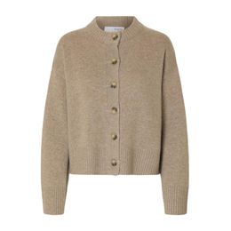 Selected Knit Cardigan 'SLFCILLE' female Beige size S