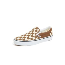 Vans Slip On 'Classic' Herren Größe 34.5 hellbraun / weiß