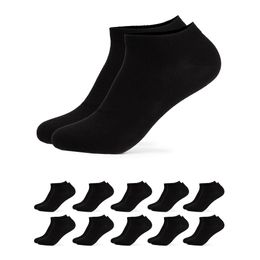 Occulto Sneaker Socken '100 Baumwolle' Herren Größe 39/42 schwarz
