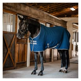 Horseware Abschwitzdecke RAMBO Techni Waffle Cooler navy/thunderstorm grey & silver 140 cm