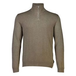 Troyer Junk De Luxe "Junk De Luxe Troyer", Herren, Gr. L, beige (dk sand mel), Obermaterial: 80% Viskose, 20% Nylon, Rundhals, Pullover