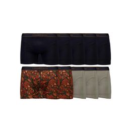 Boxershorts LINDBERGH "LINDBERGH Unterhose", Herren, Gr. M, mixed army, Obermaterial: 95% Baumwolle, 5% Elasthan, Unterhosen