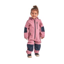 Overall "FIOW 35 MNS ONPC", Kinder, Gr. 98/104, Normalgr&ouml;&szlig;en, lila (orchidee), Oberseite: 100% Polyester;R&uuml;ckseite: 100% Polyester;Futter: 100% Polyester, FIRST INSTINCT BY Killtec, Overalls Overall, Softshellanzug mit Fleece Innen, wasserabweisend, winddicht