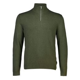 Junk De Luxe Herren Troyer "Junk De Luxe Troyer"army mel, Gr. XL, Obermaterial: 80% Viskose, 20% Nylon, Pullover