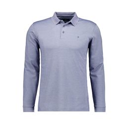 Poloshirt Ragman, Herren, Gr. M, blau (taubenblau), Baumwollmischung, regular fit, ohne Ausschnitt, Shirts
