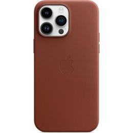 Apple Leather Case with MagSafe (Apple iPhone 14 Pro Max), Smartphone Hülle, Braun