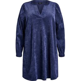 ZIZZI Kleid 'VELENA' Damen Gr&ouml;&szlig;e 62/64 dunkelblau Winterkleid