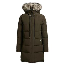 Khujo Mantel 'Cloren' Damen Größe S kitt / oliv Wintermantel