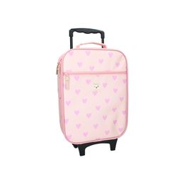 Kidzroom Kindertrolley mit Herzmotiv Koffer f&uuml;r Kinder Rollkoffer 41&times;3