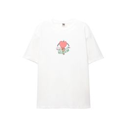 Pull&Bear Pull&bear T-Shirt 'TOM JERRY' Herren Gr&ouml;&szlig;e S gr&uuml;n / rot / schwarz / wei&szlig;