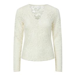 Y.A.S YAS Shirt 'YASLacey' Damen Gr&ouml;&szlig;e XXL creme