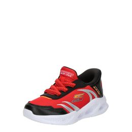 Skechers Sneaker 'METEOR-LIGHTS-BRISK' Jungen Gr&ouml;&szlig;e 22 silbergrau / orange / rot / schwarz