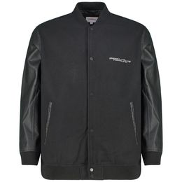 Jack & Jones Große Größen Jack&Jones Blouson im College-Stil Farbe schwarz Größe: 7XL