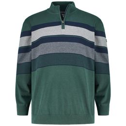 Gro&szlig;e Gr&ouml;&szlig;en Hajo Pullover mit Troyerkragen Farbe gr&uuml;n Gr&ouml;&szlig;e: 4XL