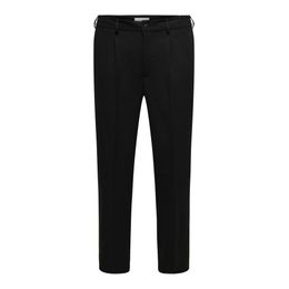 Only & Sons Only & Sons Pleat-Front Pants 'ONSMIRO' male size 44 Black