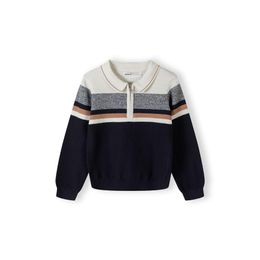 MINOTI Pullover Jungen Gr&ouml;&szlig;e 158/164 hellbraun / schwarz / wei&szlig;