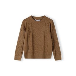 MINOTI Pullover Jungen Gr&ouml;&szlig;e 158/164 karamell