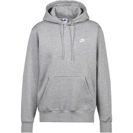 Nike Sportswear Sweatshirt 'Club' Herren Gr&ouml;&szlig;e S hellgrau / wei&szlig;
